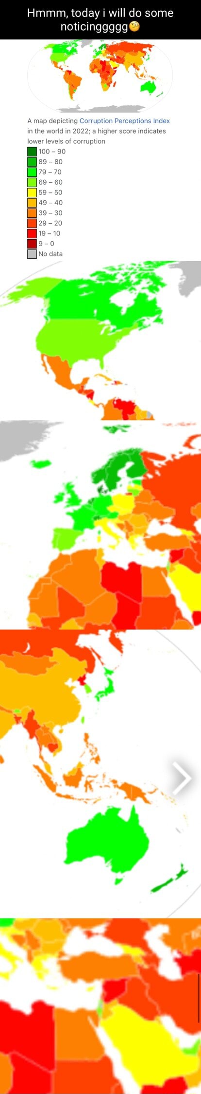Hmmm, today i will do some noticinggggg@ A map depicting Corruption ...