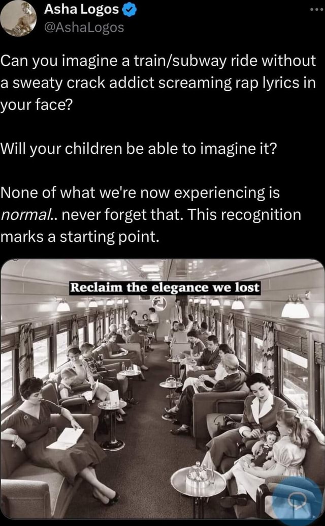 Asha Logos @ @AshaLogos Can you imagine a ride without a sweaty crack ...