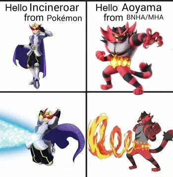 Hello Incineroar rom Pokemon Hello Aoyama from BNHAMHA - iFunny