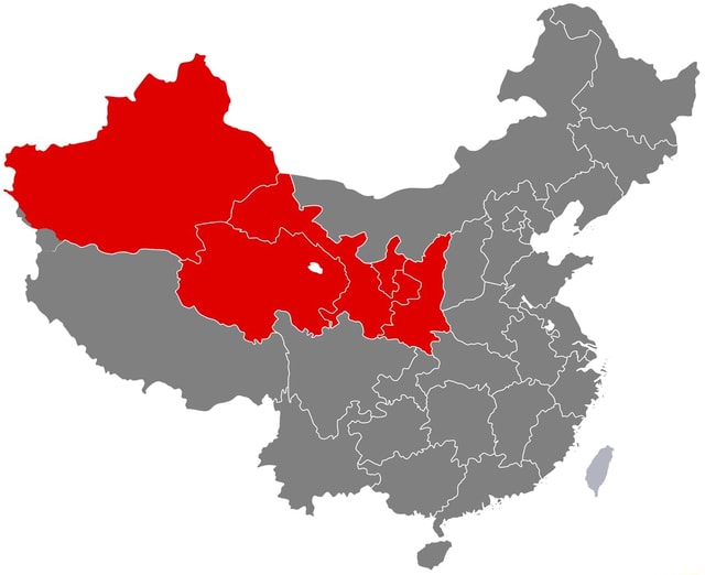Northwest China refers to the modern Chinese provinces of Shan Xi, Gan ...