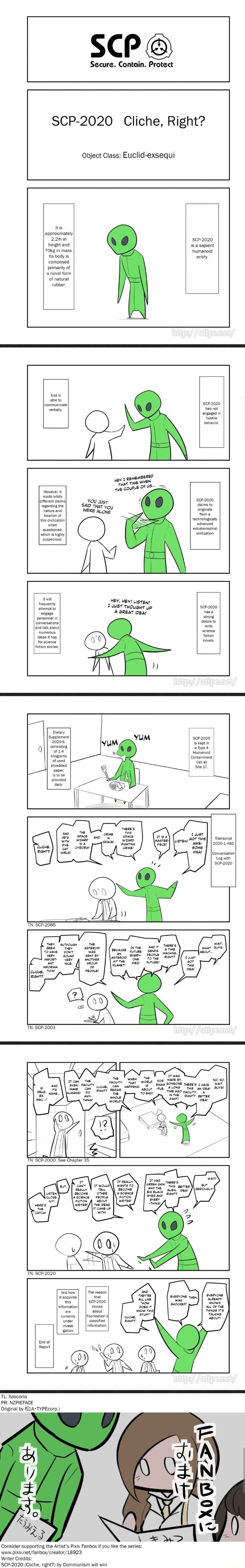 SCP-202O Cliche, Right? Object Class: Euclid-exsequi 2.2m m SCP72020 ...