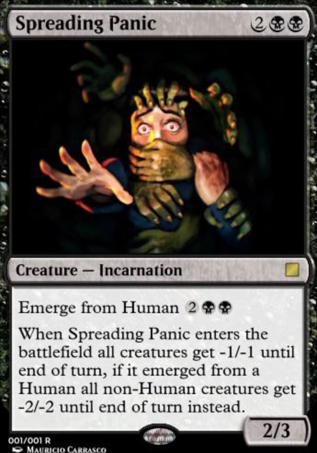 Spreading Panic Se I Creature - Incarnation Emerge from Human 2 When ...
