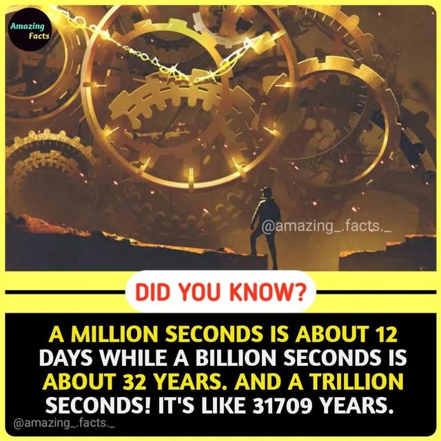 amazing-facts-did-you-know-a-million-seconds-is-about-12-days-while