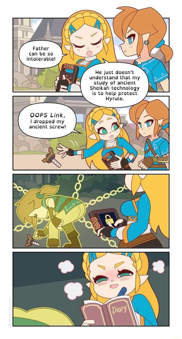 He just doesn't Sheikah technology is to help protect OOPS Link, I ...