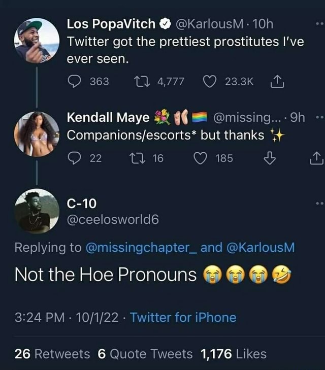 Los PopaVitch @ @KarlousM - Twitter got the prettiest prostitutes I've ...