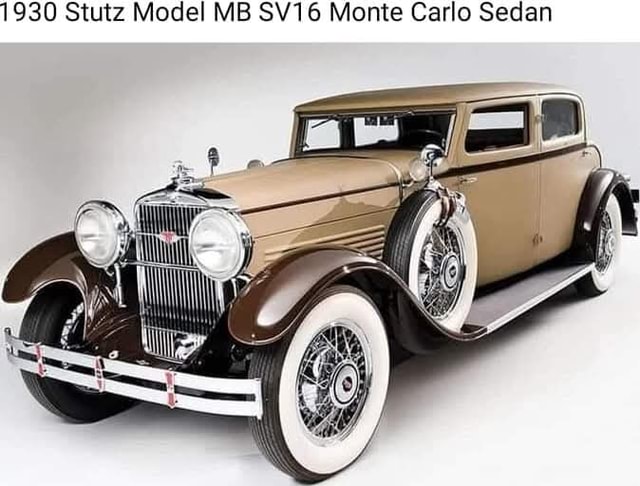 1930 Stutz Model MB SV16 Monte Carlo Sedan - America’s best pics and videos