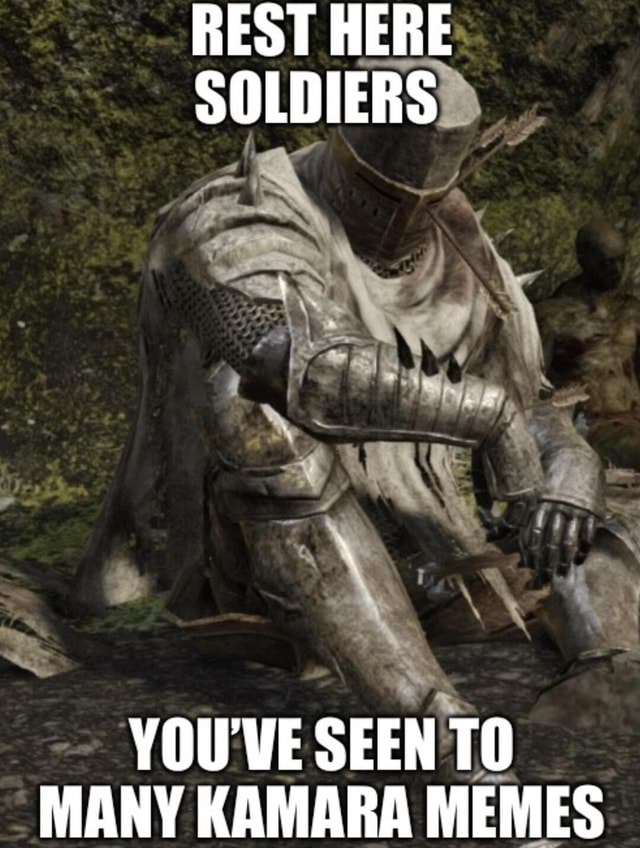 REST HERE: SOLDIERS. YOU'VE SEEN TO MANY KAMARA MEMES - America’s best ...