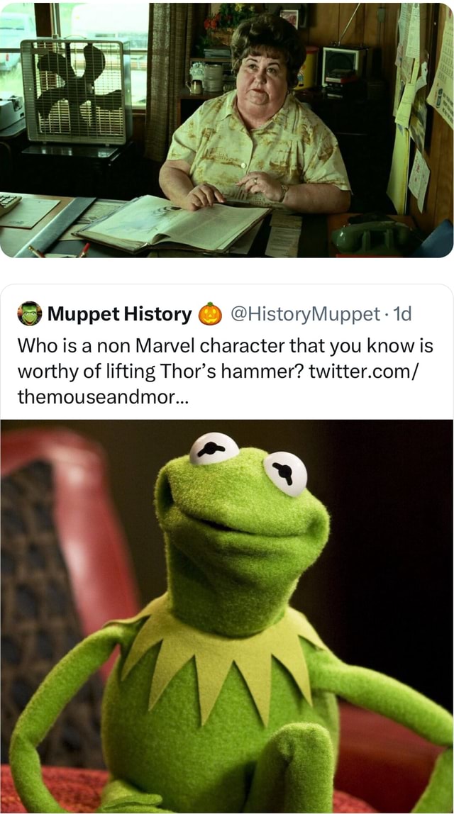 Muppet History @HistoryMuppet: id Who is anon Marvel character that you ...