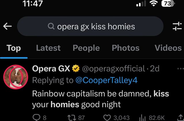 Top Latest People Photos Videos Opera GX @operagxofficial - Replying to ...