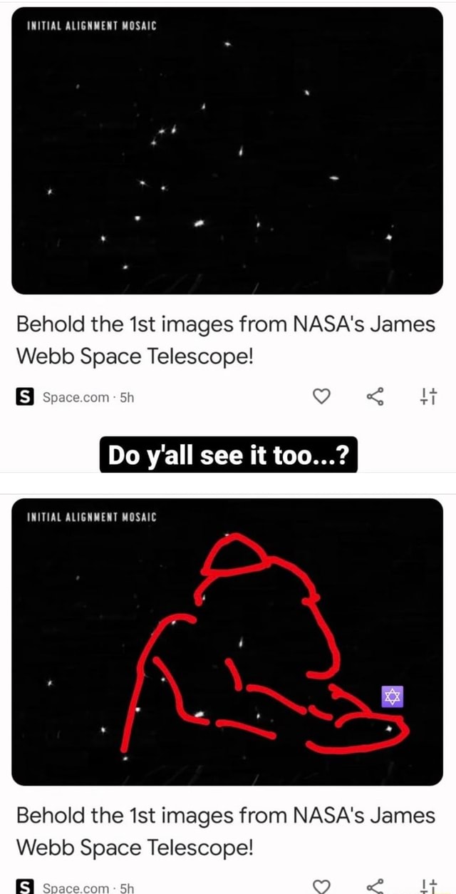 IMITIAL ALIGNMENT MOSAIC Behold the ist images from NASA's James Webb ...