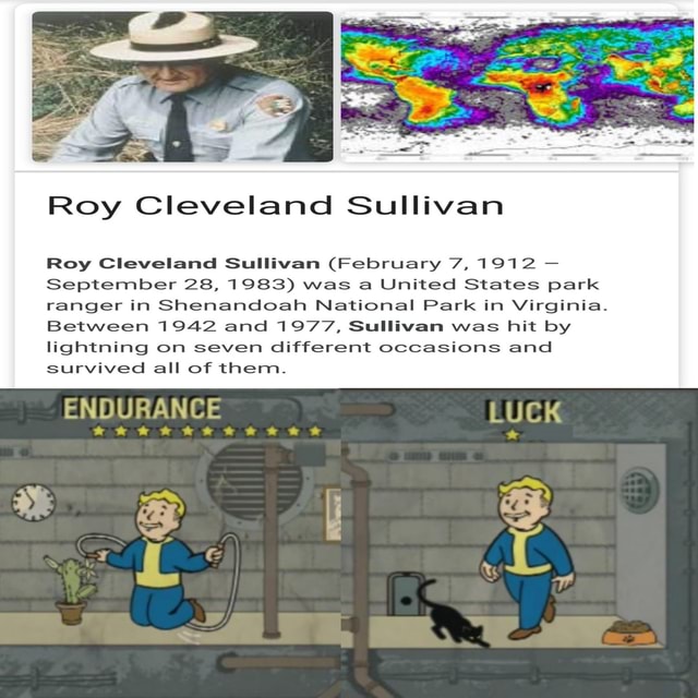 Roy Cleveland Sullivan Roy Cleveland Sullivan (February 7, 1912 ...