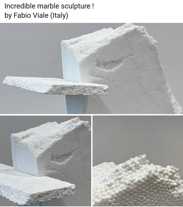 Incredible marble sculpture ! by Fabio Viale (Italy) - iFunny