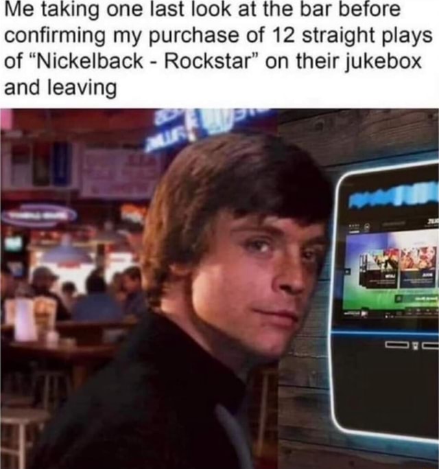 Me taking one last look at the bar before confirming my purchase of 12 ...