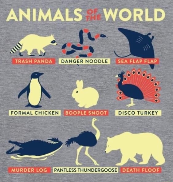 ANIMALS WORLD TRASH PANDA SDYN SEA FLAP FLAP FORMAL CHICKEN BOOPLE ...