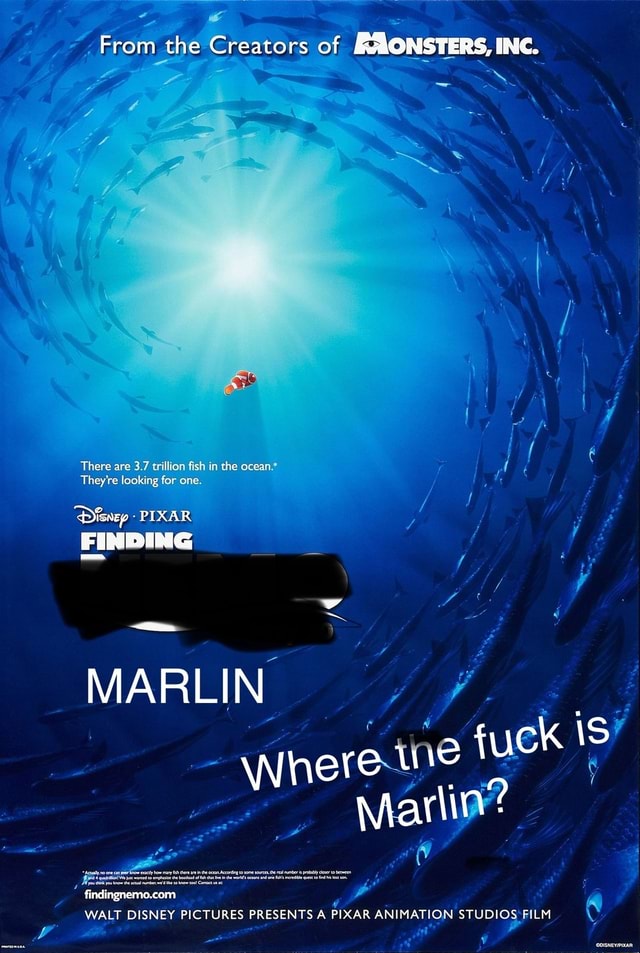 From the Creators of IAONSTERS, INC. I There are 3.7 trillion fish in ...