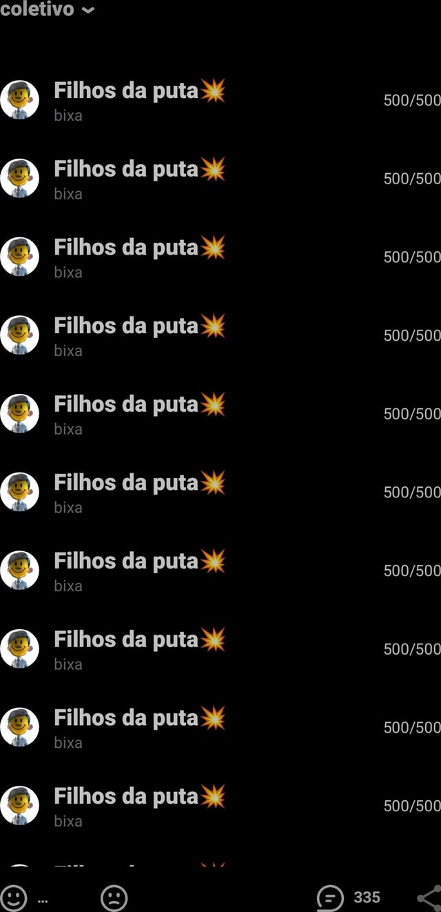 Coletivo Filhos da puta bixa Filhos da puta bixa Filhos da puta bixa ...