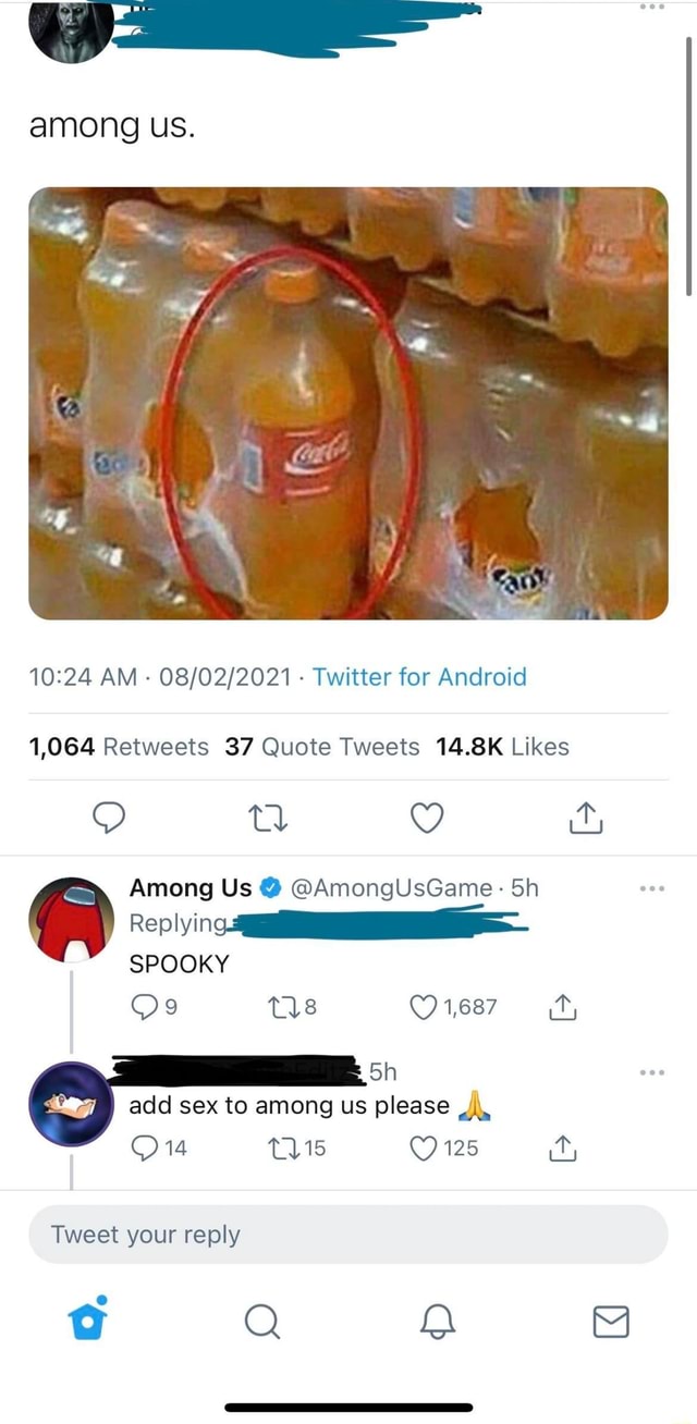 Among us. AM - - Twitter for Android Among Us @ @AmongUsGame Sh Rep yin ... Among us. AM - - Twitter for Android Among Us @ @AmongUsGame Sh Rep yin ...