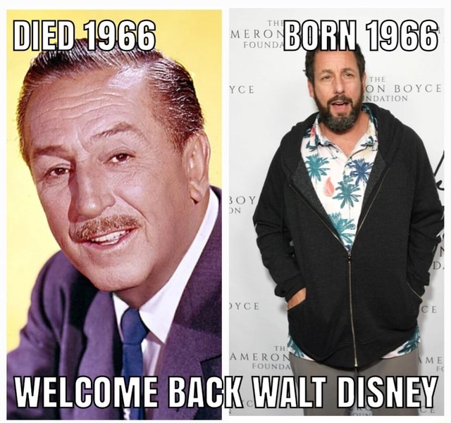 WELCOME BACK WALT DISNEY - iFunny