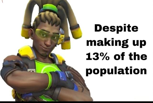 Despite making up 13% of the population - iFunny