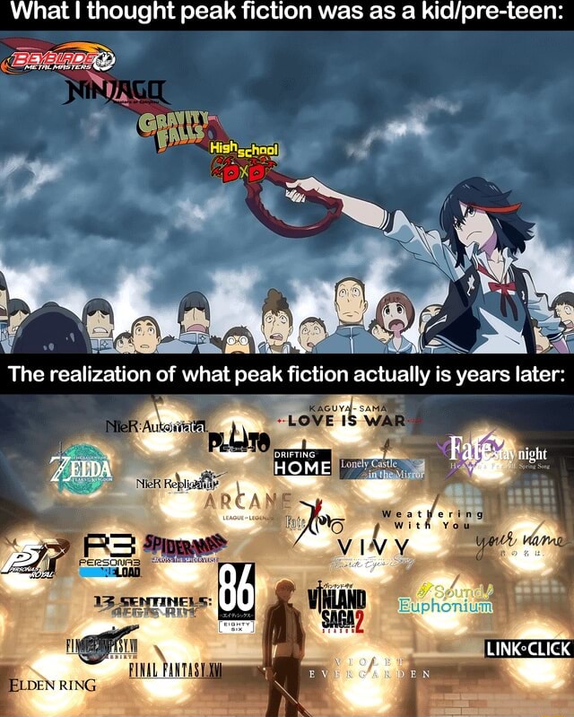 What I thought peak fiction was as a The realization of what peak ...