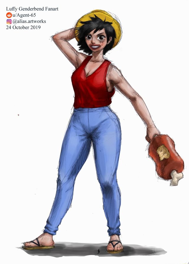 Luffy Genderswap fanart - iFunny