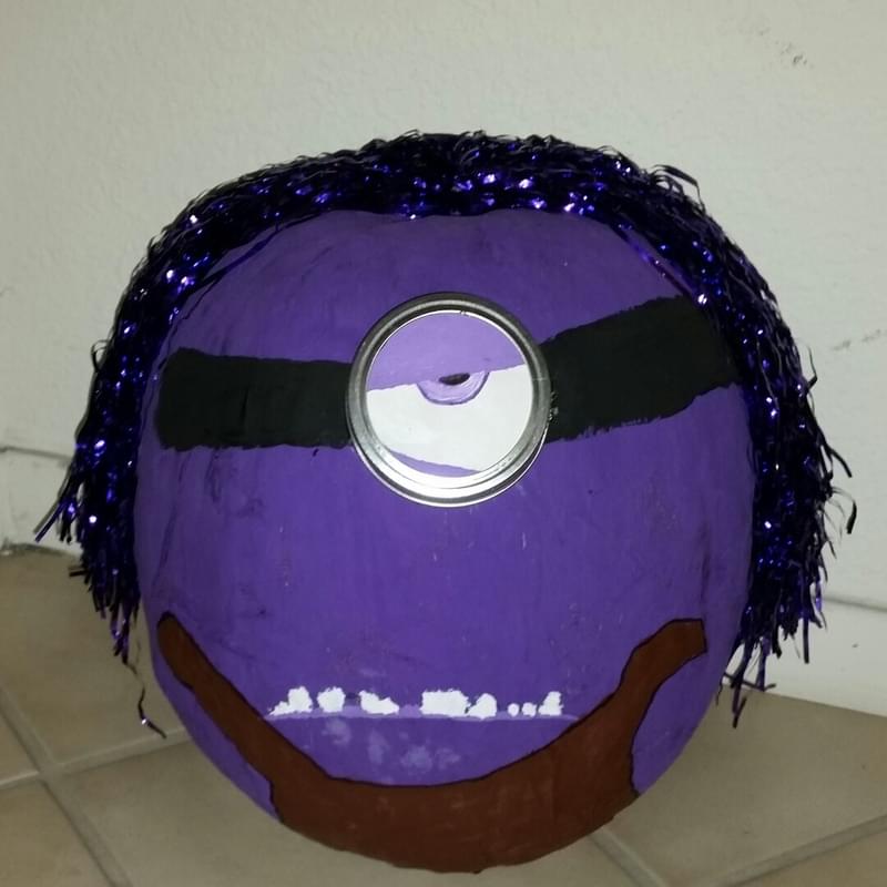 Purple Minion Pinata