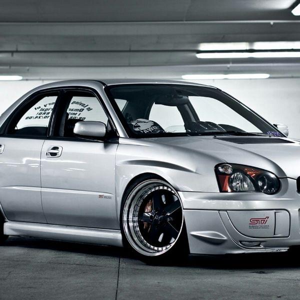 Slammed Subaru Wallpaper