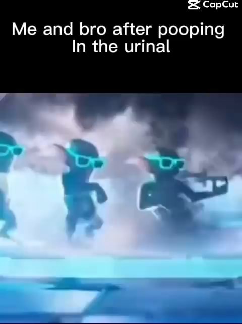 Copcuc Me and bro after pooping In the urinal - iFunny