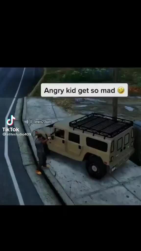 Angry kid get so mad cf TikTok - iFunny