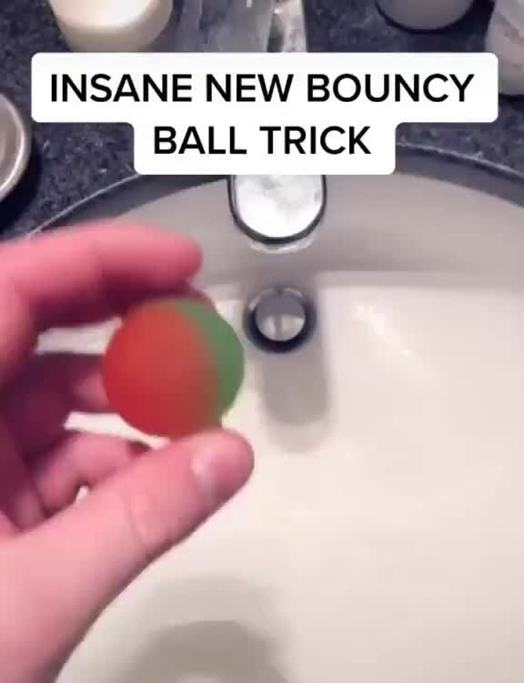 INSANE NEW BOUNCY BALL TRICK - iFunny