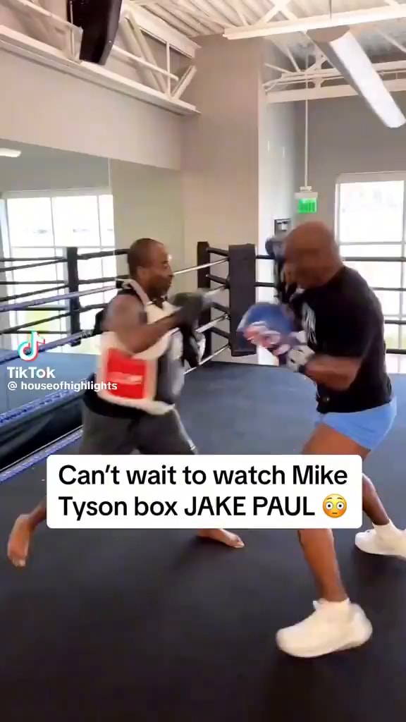 Can't wait to watch Mike Tyson box JAKE PAUL - iFunny
