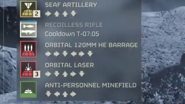 SEAF ARTILLERY ECDILLESS RIFLE lawn 'AL 120MM HE BARRAGE ORBITAL LASER ...