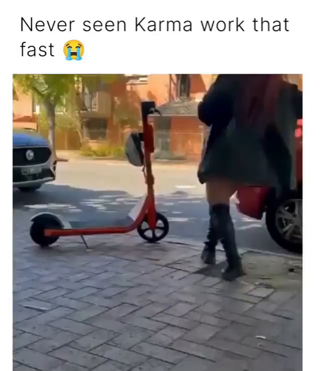 Never seen Karma work that fast - iFunny