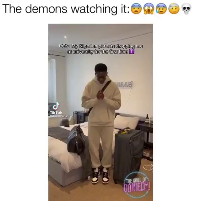 The demons watching it: - iFunny