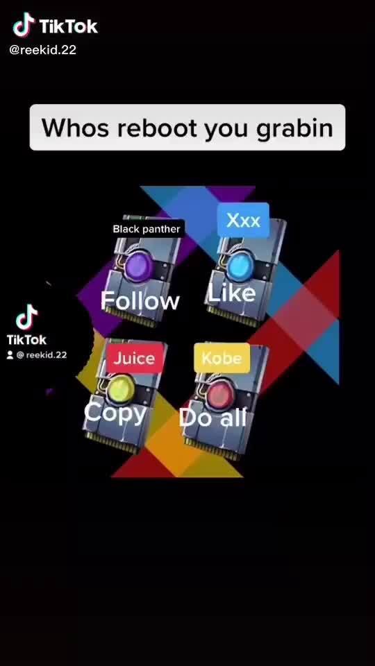 @reekid.22 Whos reboot you grabin Black panther TikTok @reekid.22 ...