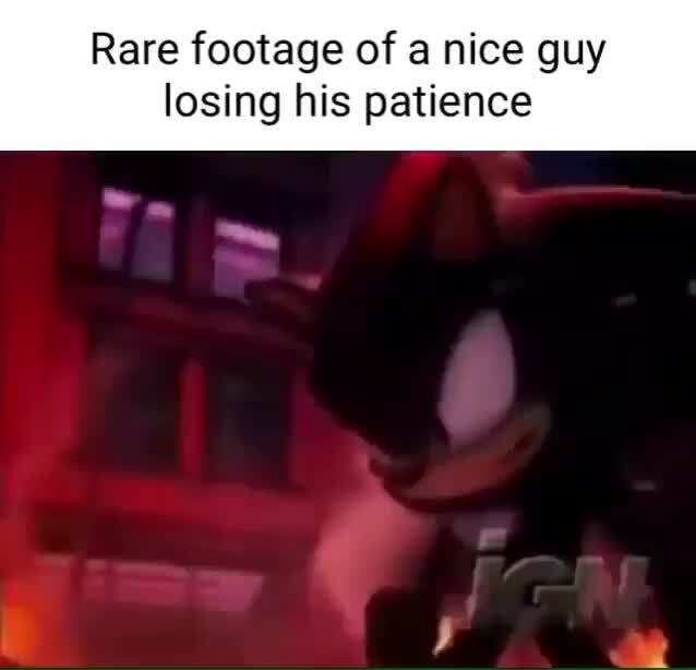 Rare footage of a nice guy losing his patience - iFunny