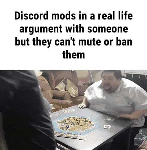 Discord mods in a real life argument with someone but they can't mute ...