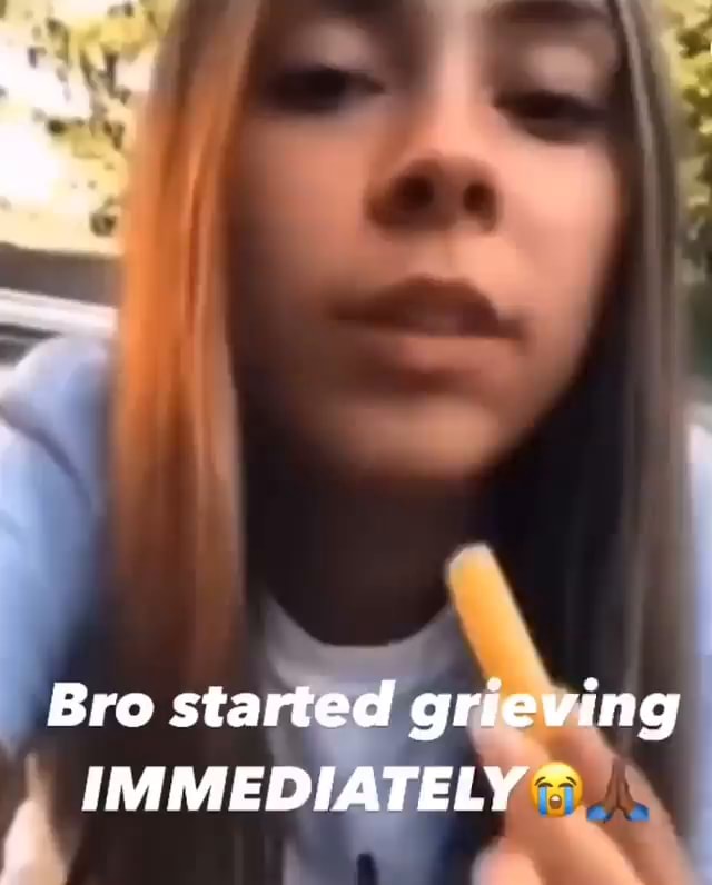 Bro started grieving IMMEDIATELY - iFunny