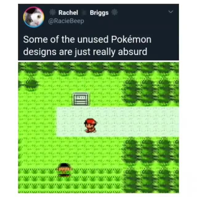 Some of the unused Pokemon designs are just really absurd - iFunny