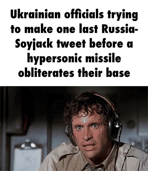 Ukrainian officials trying to make one last Russia- Soyjack tweet ...