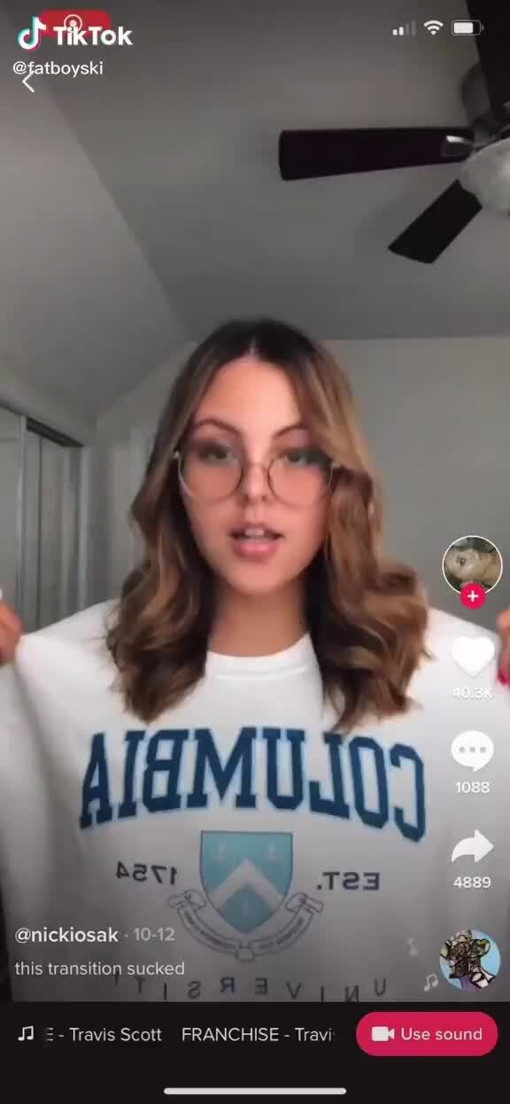 Cf tiktok @nickiosak 10-12 this transition sucked 2- Travis Scott ...