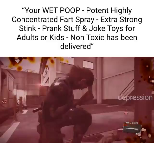 "Your WET POOP - Potent Highly Concentrated Fart Spray - Extra Strong ...
