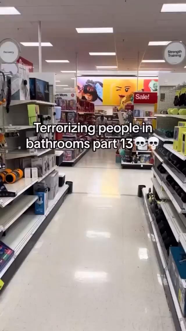 Terrorizing people- in bathrooms part 13 * * - iFunny