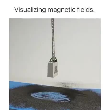 Visualizing magnetic fields. - iFunny
