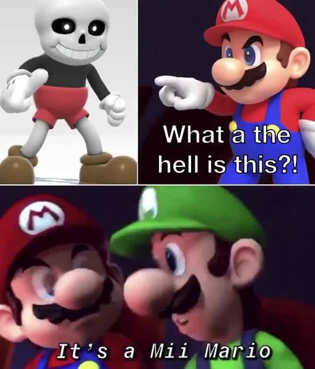 What 4 tle hell is :this?! It's Mario - iFunny