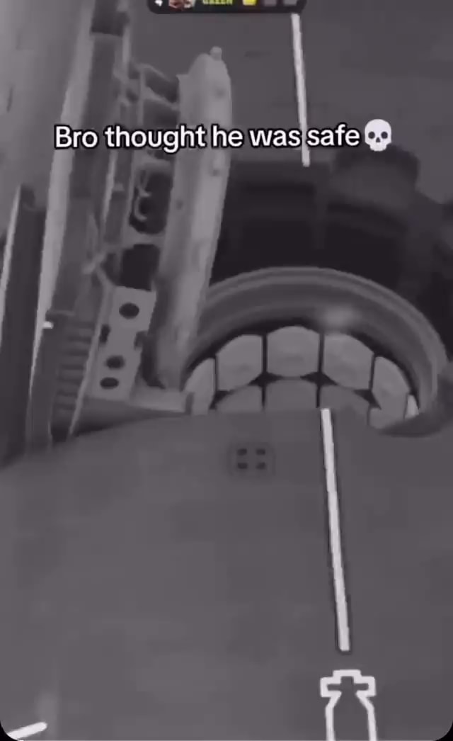 Bro thought he was safe - iFunny