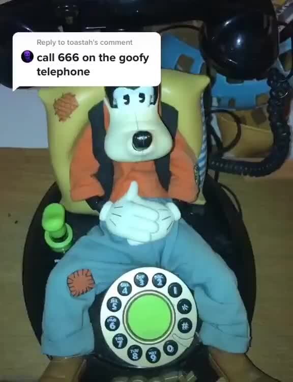 O call 666 on the goofy telephone - iFunny