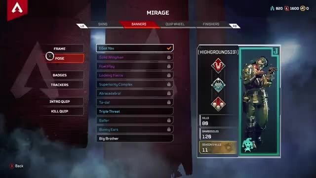 MIRAGE SKINS BANNERS UIP WHEEL FINISHERS FRAME, COE I 4 BADGES TRACKERS ...