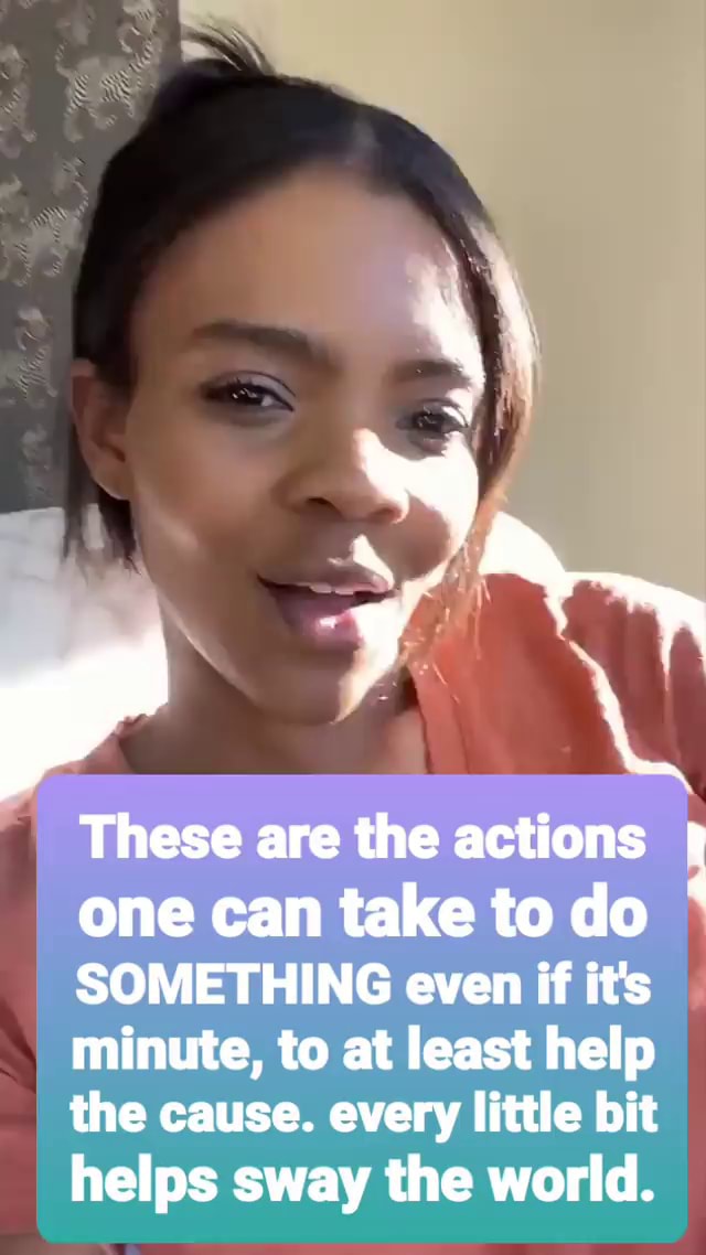 These are the actions one can take to do SOMETHING even if it's I ...