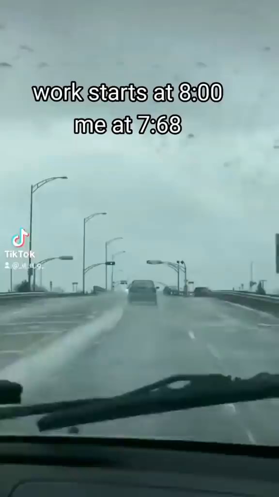 Ugh traffic @_d_u_g_ on TikTok. - work starts at me at Tik TOk ...